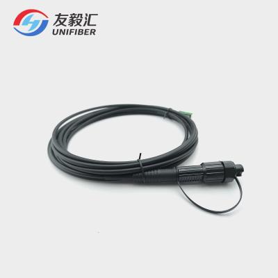 China FTTH Outdoor Huawei Mini SC to SC/APC Pre Connectorized Fiber Drop Cable 5.0mm LSZH for sale