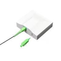 China 1 Port Wall Outlet Fiber Faceplate With G657B3 Invisible Cable 10/20 meters SC/APC for sale