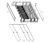 China 40U Data Center High Density Fiber Distribution Frame ODF up to 5760F-NC1 for sale