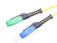 China Single Mode MDC duplex optical patch cord very small form factor (VSFF) for sale