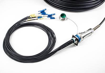 China J599 MPO Military Tactical Fiber Cable Assembly 8/12 Cores Tpu Jacket for sale