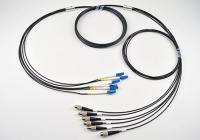 China Mini Armored Fiber Optical Patch Cord LC to FC Lightweight Plenum Jacket for sale