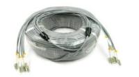 China Flexible Armored Fiber Optical Patch Cord , Lc To Lc Multimode Fiber Optic Cable for sale