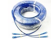 China Indoor Fiber Optical Patch Cord , Armored Fiber Optic Cable LC/UPC To LC/UPC Duplex for sale