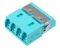 China Dust Proof Fiber Optical Adapter LC Internal Single Shutter Adapter for sale
