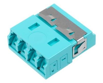 China Dust Proof Fiber Optical Adapter LC Internal Single Shutter Adapter for sale
