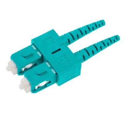 China Multipurpose Sc Duplex Fiber Connector Blue Pink Color ROHS Approved for sale