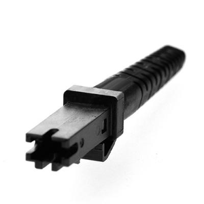 China Black Plastic Fiber Optic Cable Connectors , Mtrj Fiber Connector Long Life Span for sale