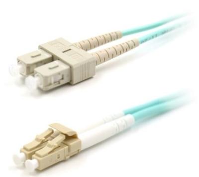China Military Industry OM3 Patch Cable 3.0mm LC/SC Duplex LSZH/OFNR Jacket for sale