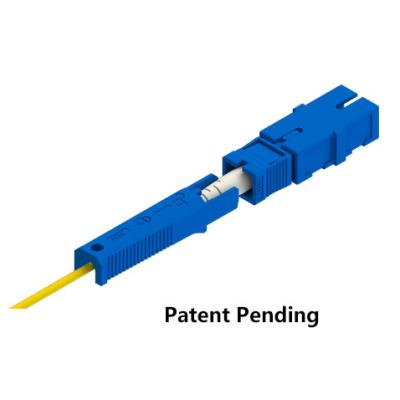 China SC Secure Lockable Industrial Fiber Optic Connectors Applies To 2.0/3.0mm Cable for sale