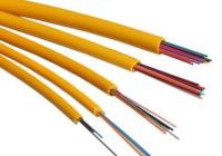 China 12/24/36/48/72/96/144 core fiber optic cable, singlemode/multimode/OM2/OM3/OM4 0.9mm Tight Buffer Distribution Cable for sale