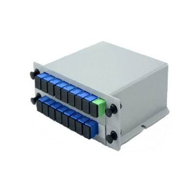 China Insert Type Fiber Optic Splitter , 1x16 Plc Splitter SC/UPC Connector for sale