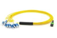 China Singlemode MPO MTP Patch Cord PVC / LSZH Cable Jacket Long Life Span for sale