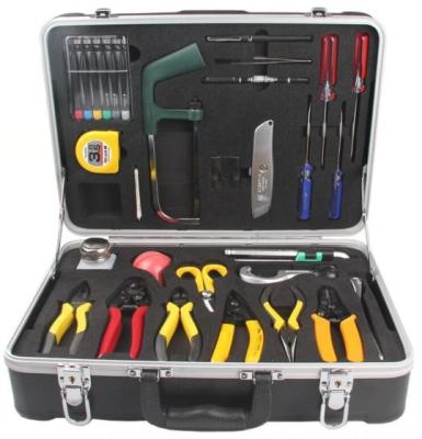 China Practical Fiber Optic Repair Kit , Fusion Splicing Tool Kit With Precision Tweezer for sale