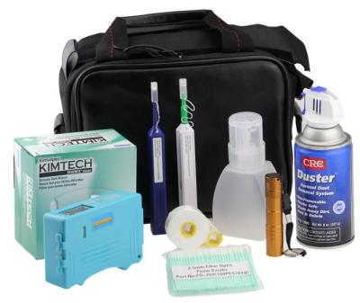 China Deluxe Fiber Optic Cleaning Kits No Pollution For Transmission Room for sale
