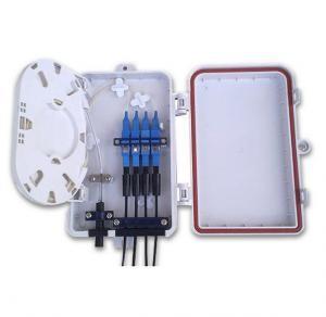 China Indoor Fiber Optic Termination Box 4 Out Ports Ftth Termination Box With SC/UPC Pigtail for sale