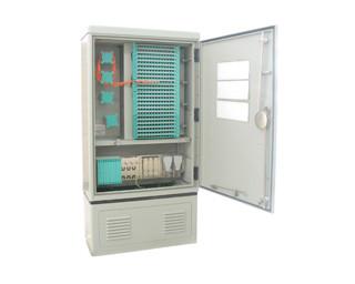 China 288 Cores Fiber Optic Cabinet , Waterproof Network Termination Box for sale