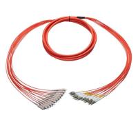 China Factory Pre Terminated Multi Fiber Cables , Multimode 12 24 Core Fiber Optic Cable for sale