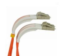 China 90 Degree Angled Boot LC SC Fiber Patch Cord OD 2.0/3.0mm Boot Diameter Durable for sale
