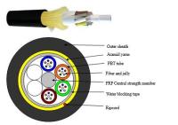China Single Jacket Dielectric Bulk Fiber Optic Cable ADSS High Strength Loose Tube for sale