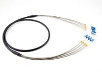 China 4 Core SM G657A Fiber Cable Assembly Fiber To The Attena FTTA CPRI Breakout LC To LC for sale