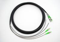 China FC/UPC FC/APC BBU/RRU CPRI Base Station Armored Patch Cord 2 Core With Pulling Eyes for sale