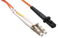 China MTRJ To LC Multimode Fiber Patch Cable Duplex Fiber Count 50/125um 62.5/125um for sale