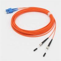 China SMA To SC Duplex Fiber Optical Patch Cord PVC/LSZH/OFNR Jacket 3.0mm Diameter for sale