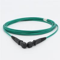 China Multimode Fiber Optical Patch Cord 62.5/125um Aqua LSZH Jacket MTRJ Female To MTRJ Female for sale