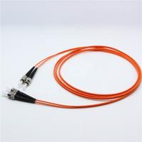 China ST To ST Duplex Multimode Fiber Optic Network Cable OM1/OM2 LSZH Jacket Customized Length for sale