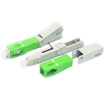 China Fast Connectors Fiber Optic Connectors SC/APC Factory Polished Field Installable for sale