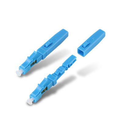 China LC/UPC Embedded Type Fiber Optic Pigtail FTTH Fast Connectors Singlemode 55dB RL for sale