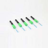 China Hot Melt Type Fiber Optic Pigtail SC/APC SC/UPC Fast Install Connector FTTH Field for sale