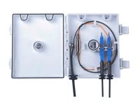 China Durable Wall Mount Termination Box , 2/4/6 Cores Fiber Optic Termination Cabinet for sale
