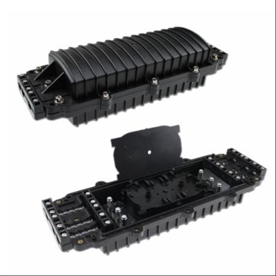China Outdoor Fiber Optic Splice Closure IP68 Inline Horizontal Type Plastic Material for sale