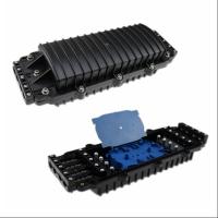 China Underground Fiber Optic Splice Closure , Wall Mount Fiber Enclosure 4 In 4 Out for sale