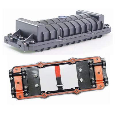 China Passive Component Fiber Optic Splice Closure 2 In 2 Out Bunchy 96F Ribbon 144F Inline for sale