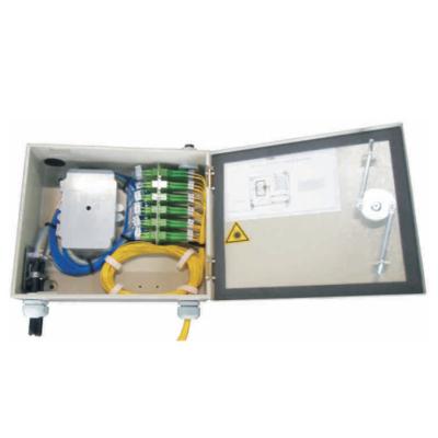 China FDH Fiber Optic Cable Termination Boxes 12 24 36 48 72 Fibers Integrated With Splice Cassette for sale
