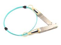 China 100G AOC Cable Fiber Optic Ethernet Transceiver QSFP28 To QSFP28 RoHS 6 Compliant for sale