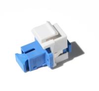China ABS Housing Fiber Optic Keystone Coupler Jacks Inserts Modules ROHS Approval for sale