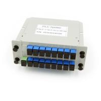 China Low PDL Plc Splitter Module ABS Box 1x16 2x16 LGX Cassette Card Inserting for sale