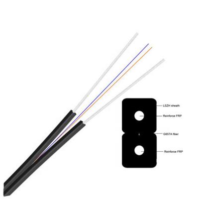 China LSZH Jacket Fiber Optic Breakout Cable 2 Core FTTH FTTB FTTX Network Application for sale
