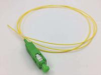 China Durable SC/APC Optical Fiber Pigtail SM 0.9mm Corning G657A Fiber Low Insertion Loss for sale