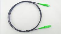 China Indoor 1 Core Drop Wire Patch Cable SC/APC SC/UPC G657A LSZH Jacket 2.0mm Dia for sale
