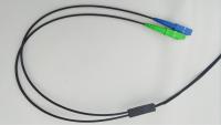 China Outdoor FTTH Drop Fiber Optical Patch Cord SC/APC SC/UPC 2 Core Breakout Cable for sale