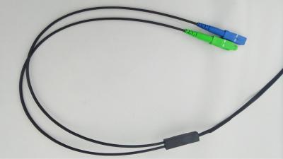 China Outdoor FTTH Drop Fiber Optical Patch Cord SC/APC SC/UPC 2 Core Breakout Cable for sale