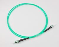 China ST/ST Fiber Optic Patch Cord Simplex 3.0mm SM/MM/OM3/OM4/OM5 With PVC / LSZH Jacket for sale
