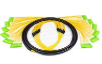 China SC/FC/ST/LC 72 Pre Terminated Multi Fiber Cables OS2 Single Mode Assembly for sale