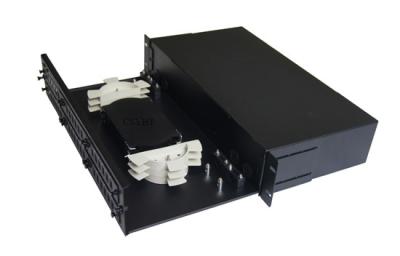China LC/SC Fiber Optic Cable Patch Panel 1U Height 48/96 Port Compact For Space Saving for sale