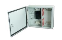 China Wall Mounted Fiber Optic Termination Box 48/72/96 Port With FC SC LC Connectors for sale